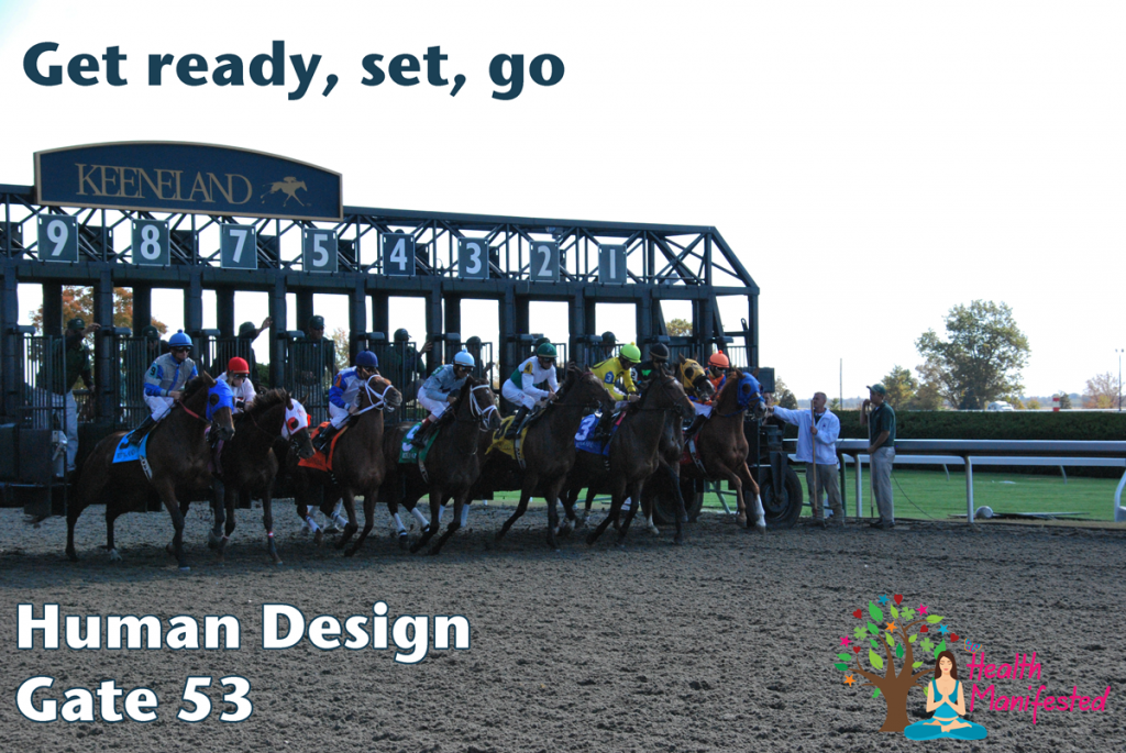 Human Design - Gate 53 - Health Manifested